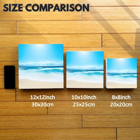 Canvas Print Square - Upload Your Own | EzyPoster